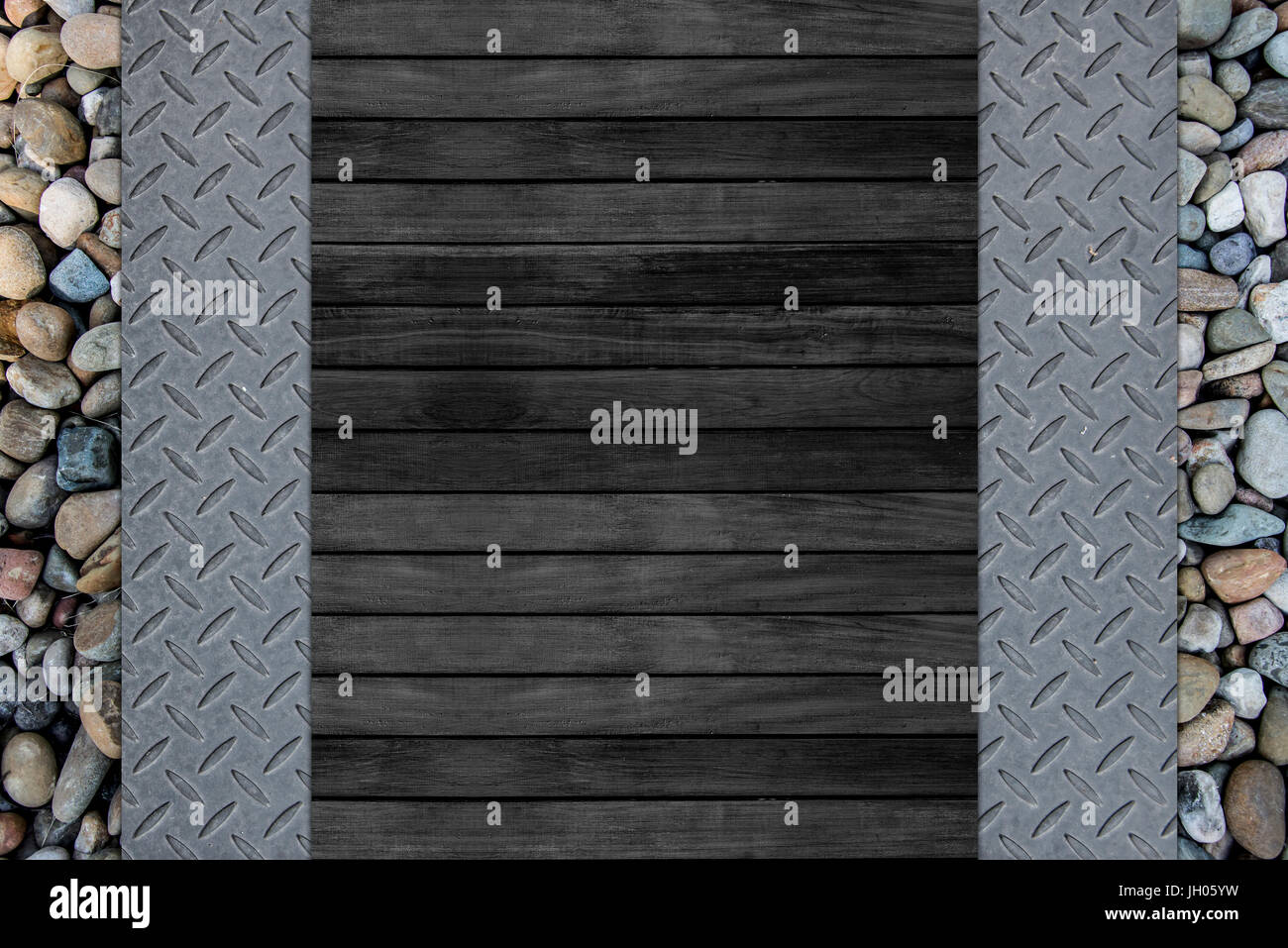 diamond iron plate texture and wood background Stock Photo - Alamy