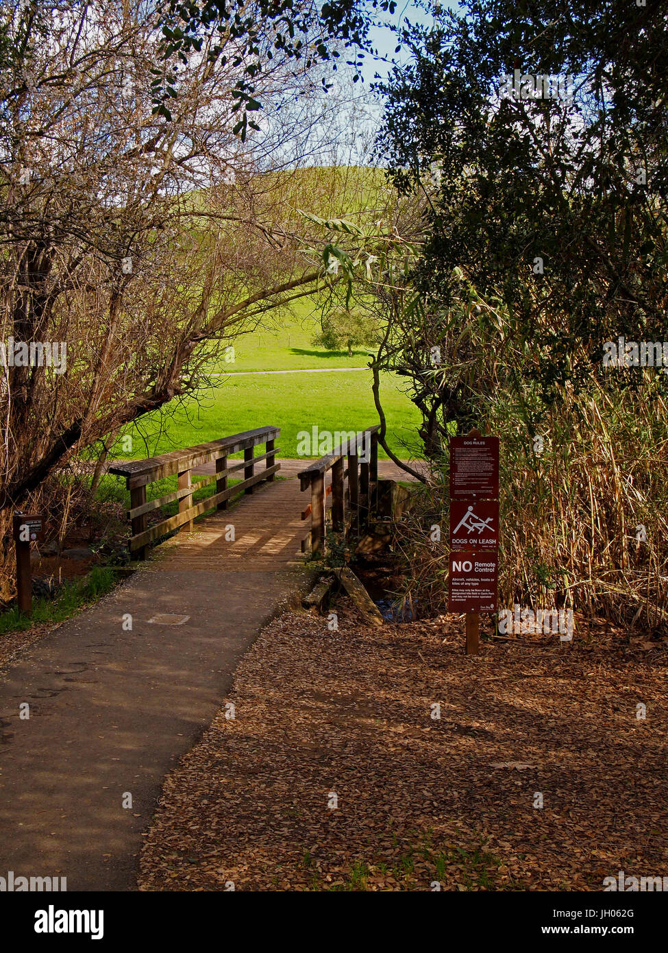 Garin Regional Park, bridge, EBRP, California, USA Stock Photo - Alamy