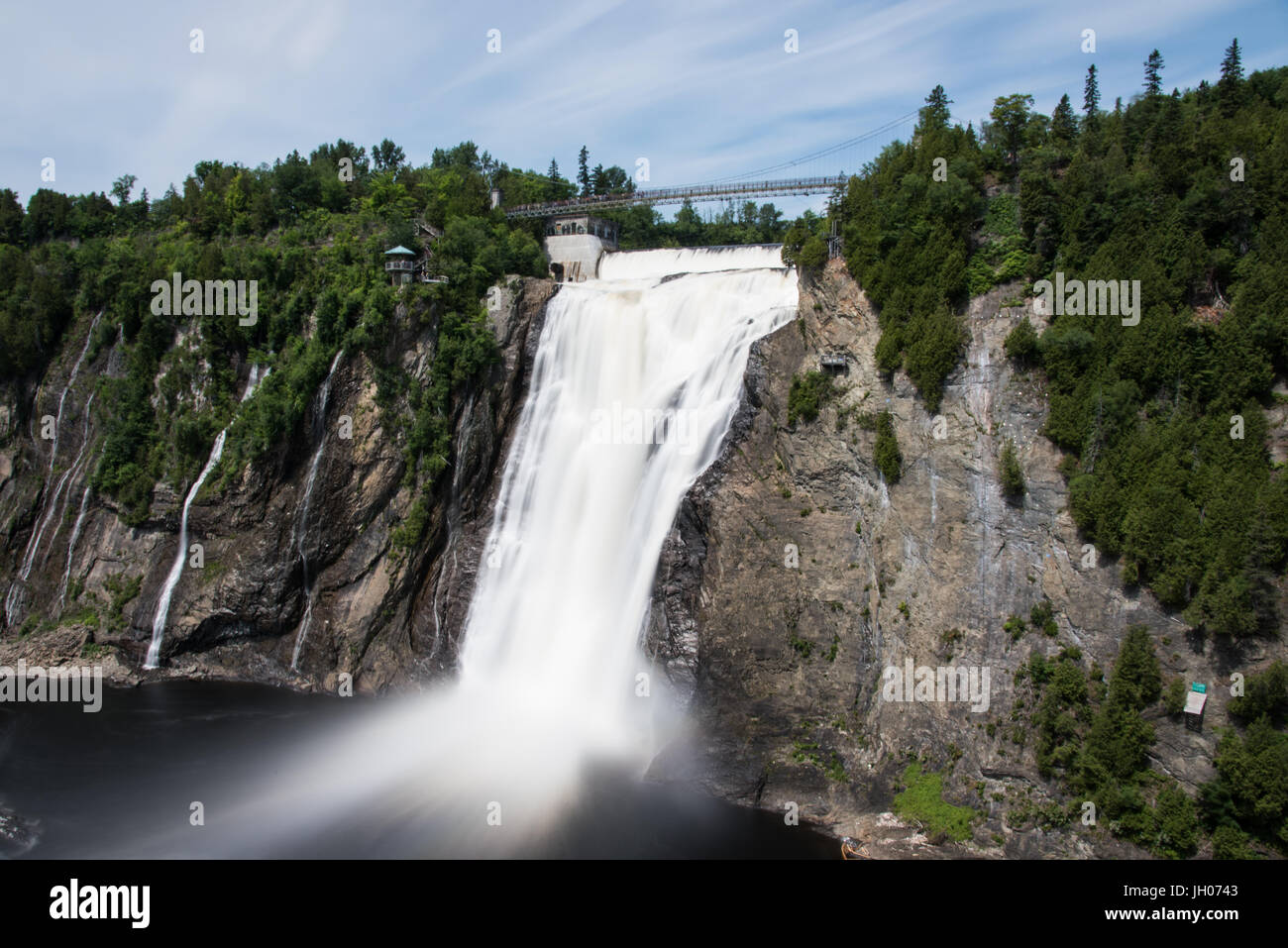 The beautiful Montmorency Falls - Quebec - Canada Stock Photo - Alamy