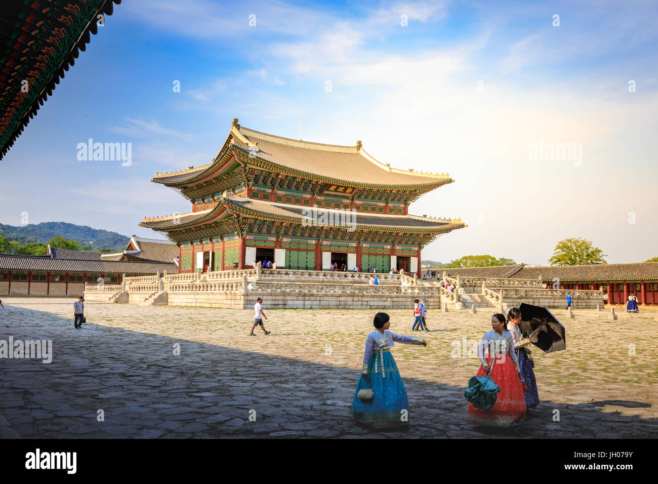 The Main Royal Palace Of The Joseon Dynasty High Resolution Stock ...