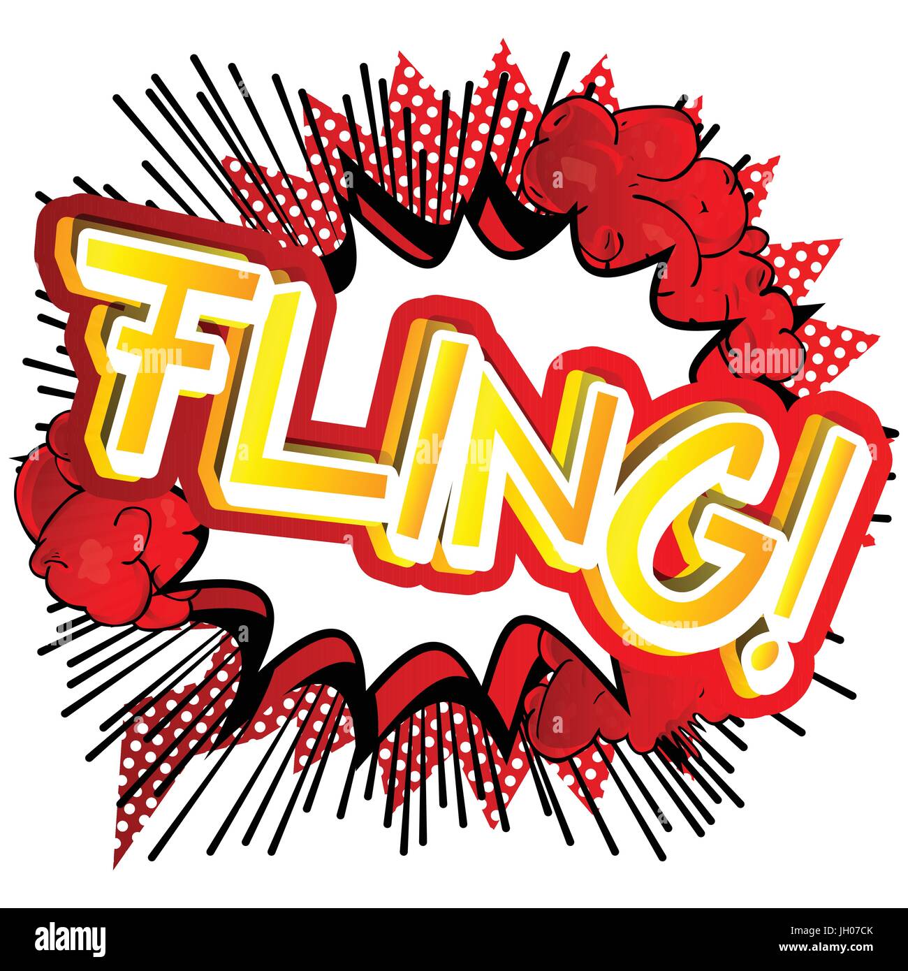 Fling vector vectors hi-res stock photography and images - Alamy