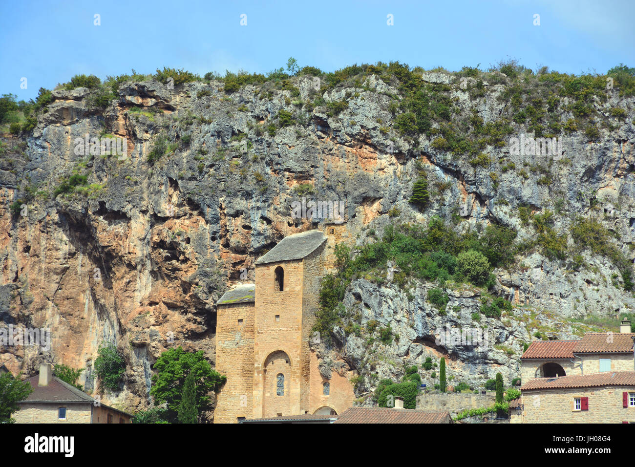 The village of Peyre, Aveyron, France Stock Photo - Alamy