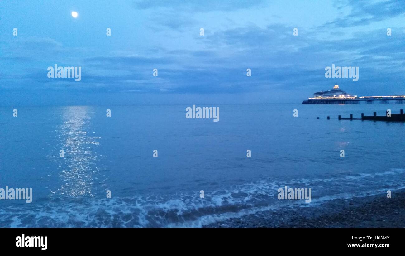 Eastbourne pier sunset hi-res stock photography and images - Alamy