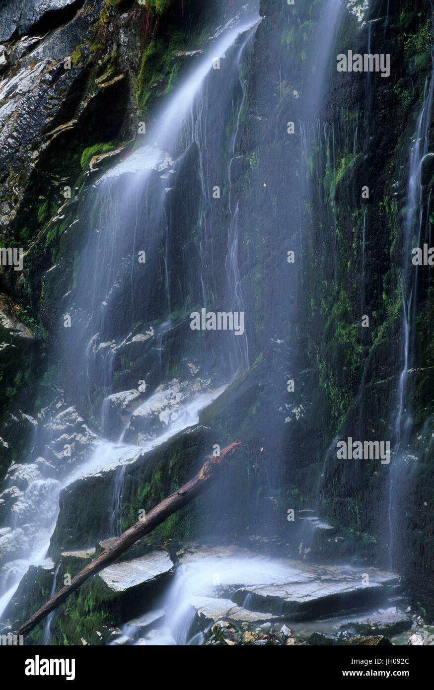 Silver Falls, Wenatchee National Forest, Washington Stock Photo - Alamy