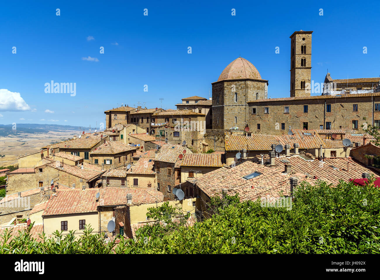 historic village of Volterra, tuscany, italy Stock Photo - Alamy