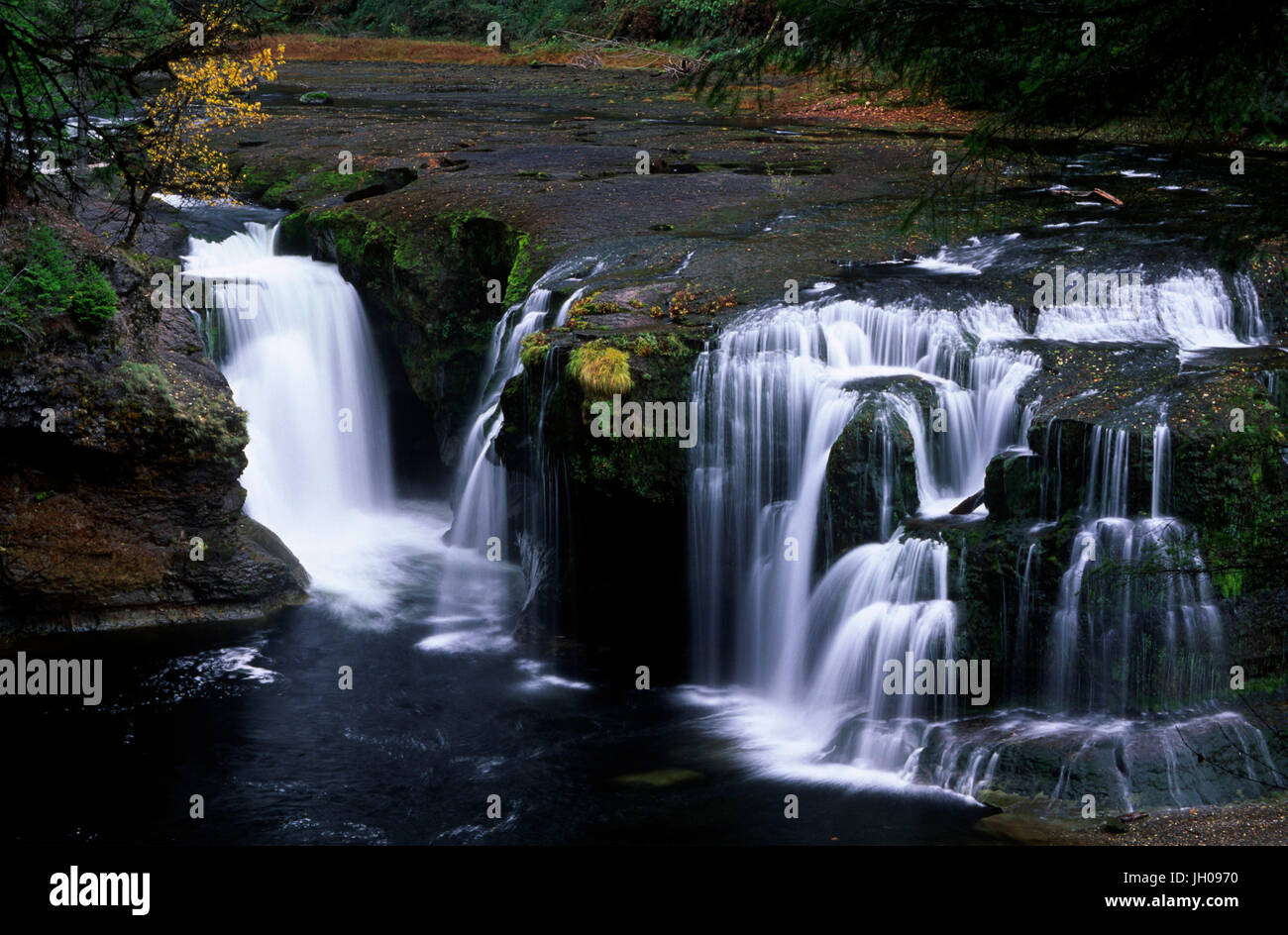 Lower Lewis River Falls, Gifford Pinchot National Forest, Washington ...