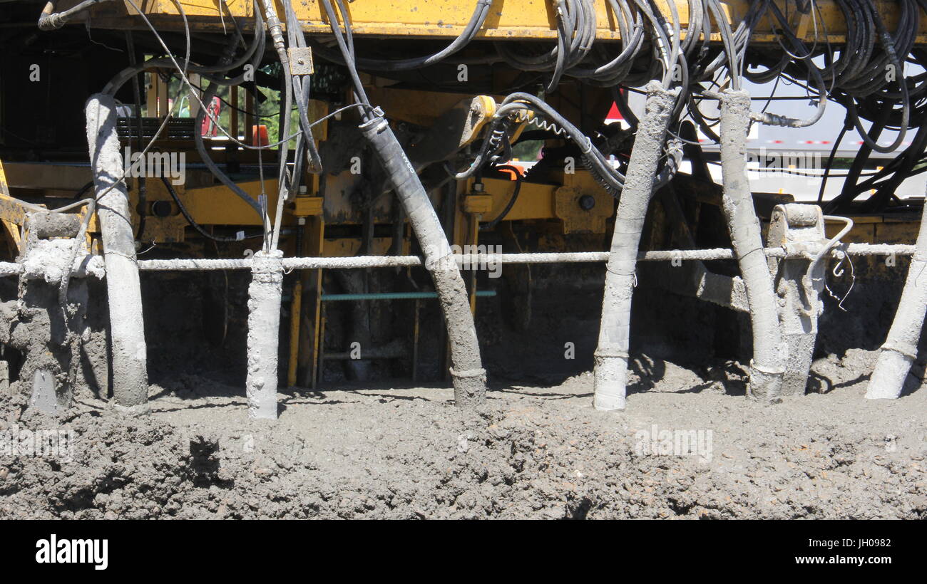 Laying the road Stock Photo - Alamy