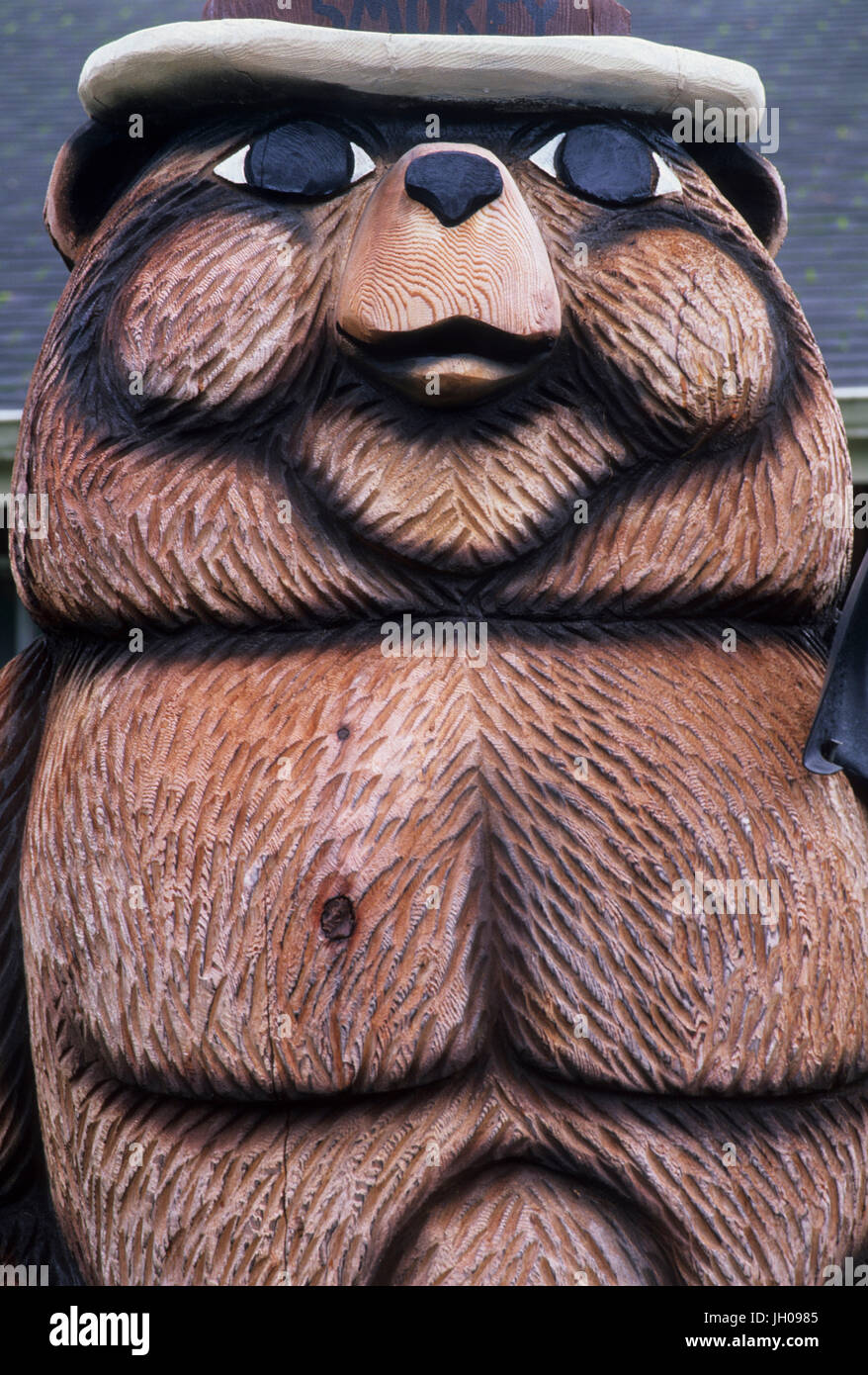 Smokey the Bear sculpture at Cowlitz Valley Ranger District Office ...