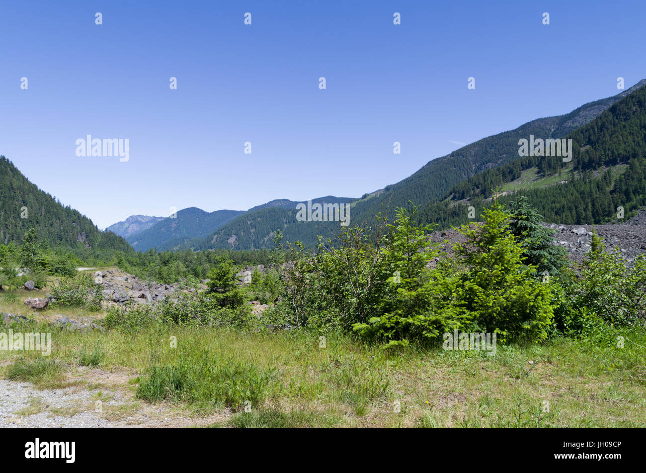 The Hope landslide is the largest landslide recorded in Canada. It ...