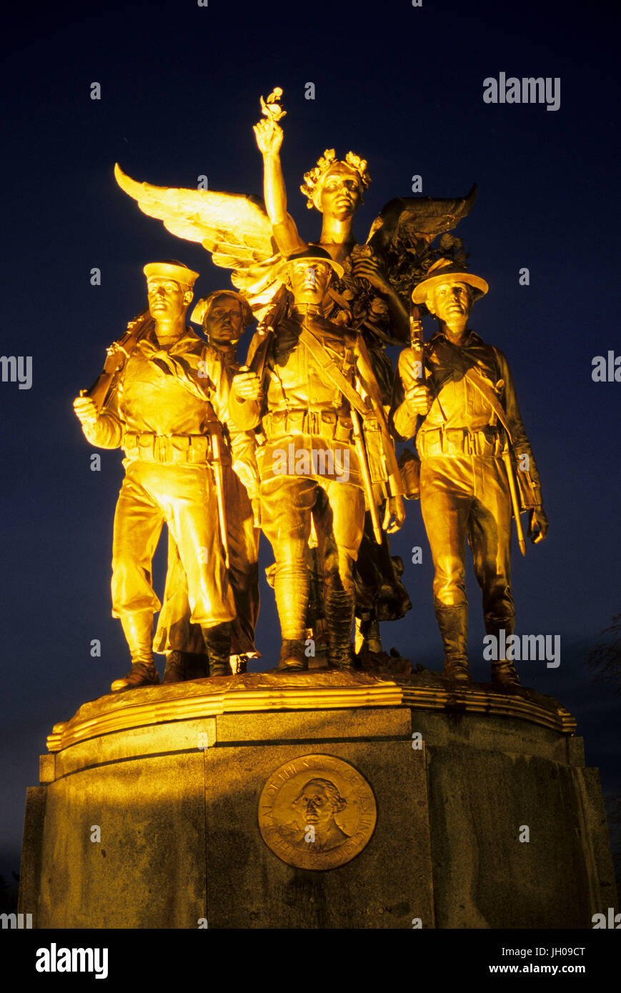 Winged Victory Monument, State Capitol, Olympia, Washington Stock Photo ...