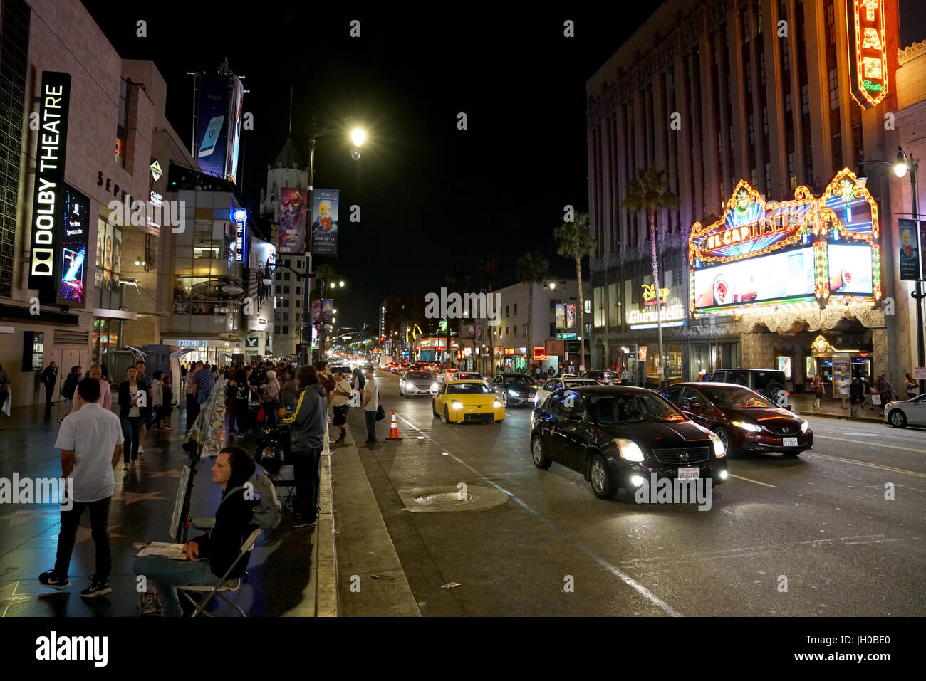 Hollywood Boulevard Los Angeles California