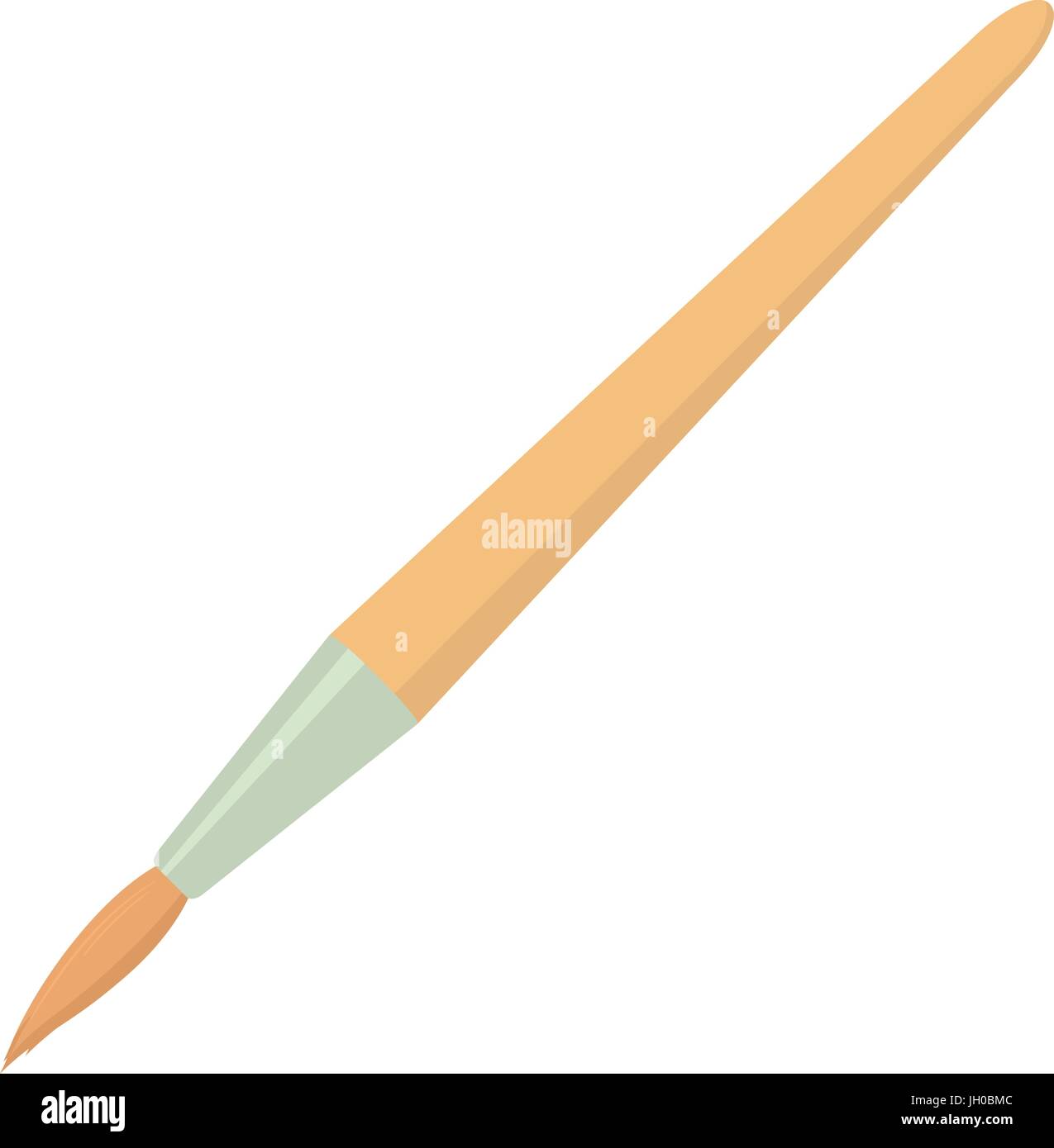 Brush icon, cartoon style Stock Vector Image & Art - Alamy