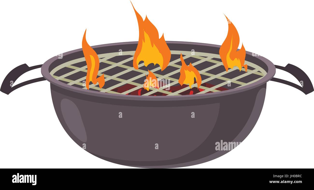Barbecue icon, cartoon style Stock Vector Image & Art - Alamy