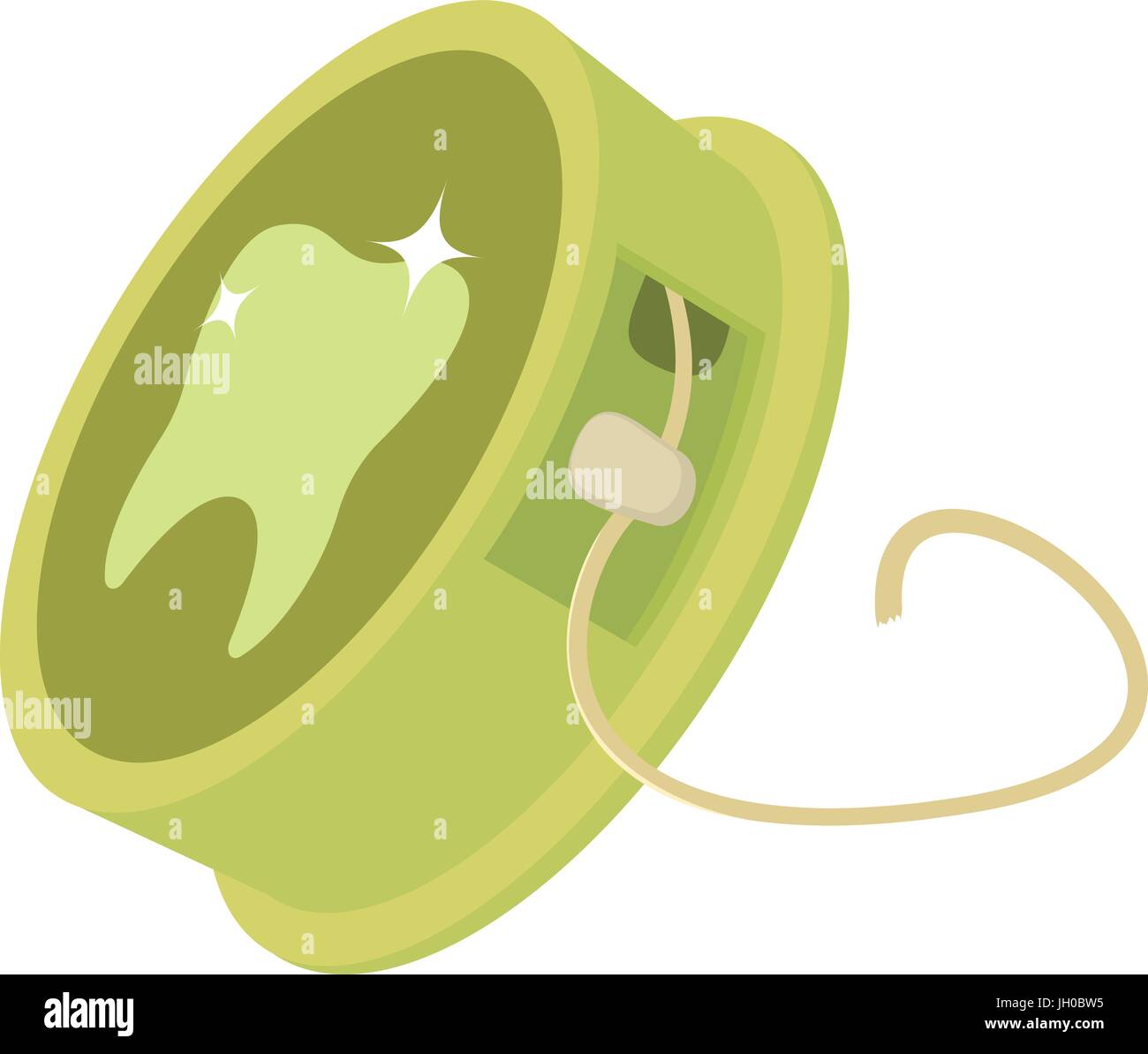 Dental floss icon, cartoon style Stock Vector Image & Art - Alamy