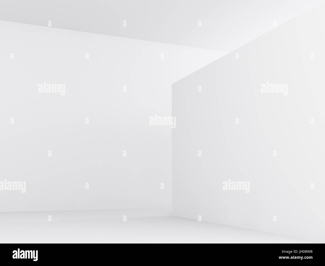 White empty room, white walls Stock Photo - Alamy