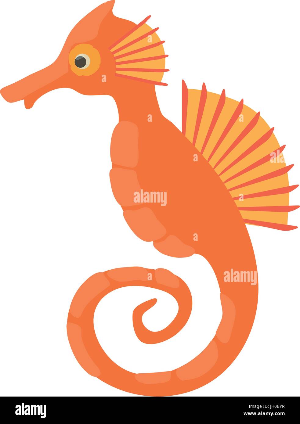Seahorse icon, cartoon style Stock Vector Image & Art - Alamy