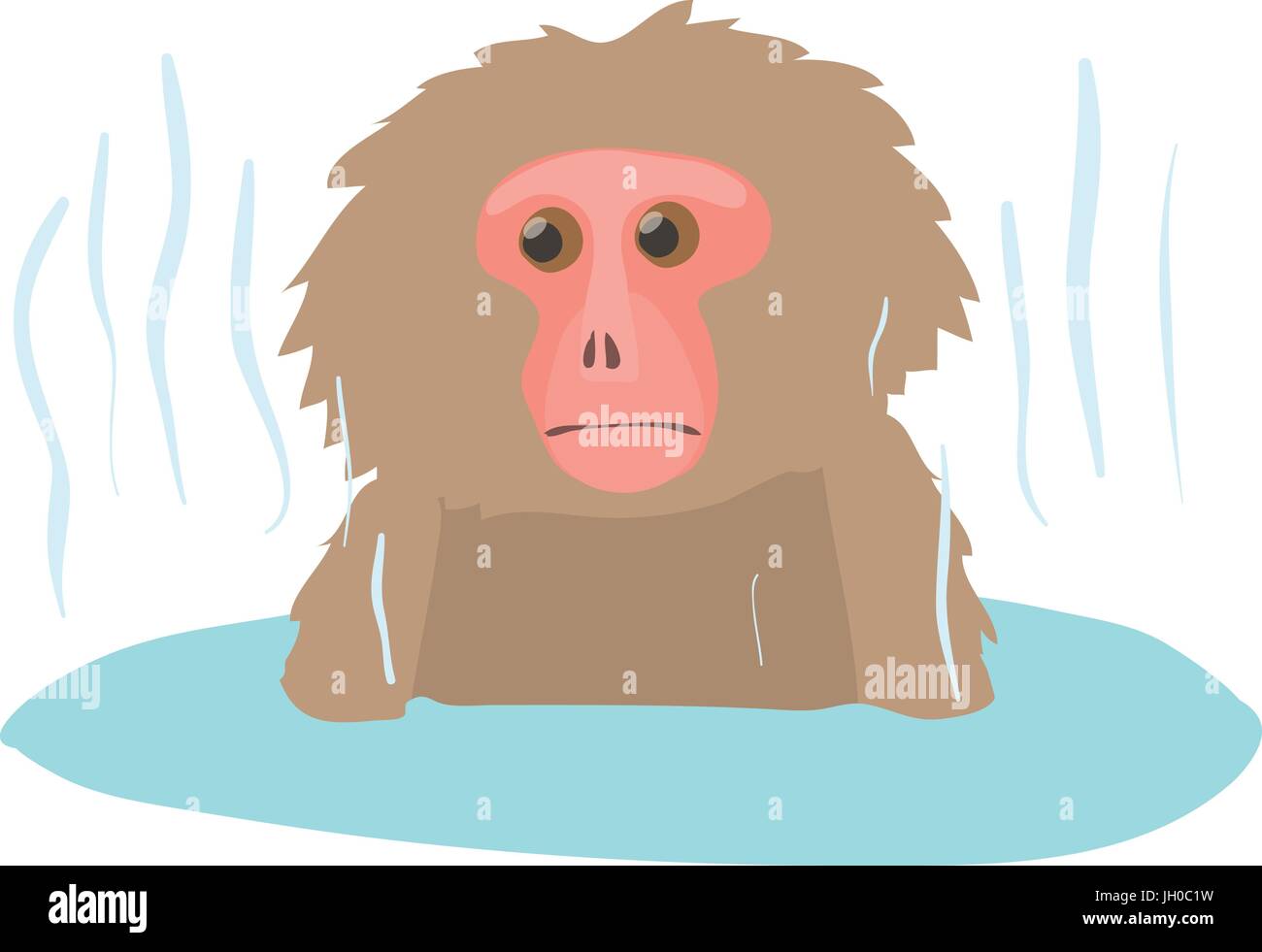 Monkey bathe icon, cartoon style Stock Vector Image & Art - Alamy