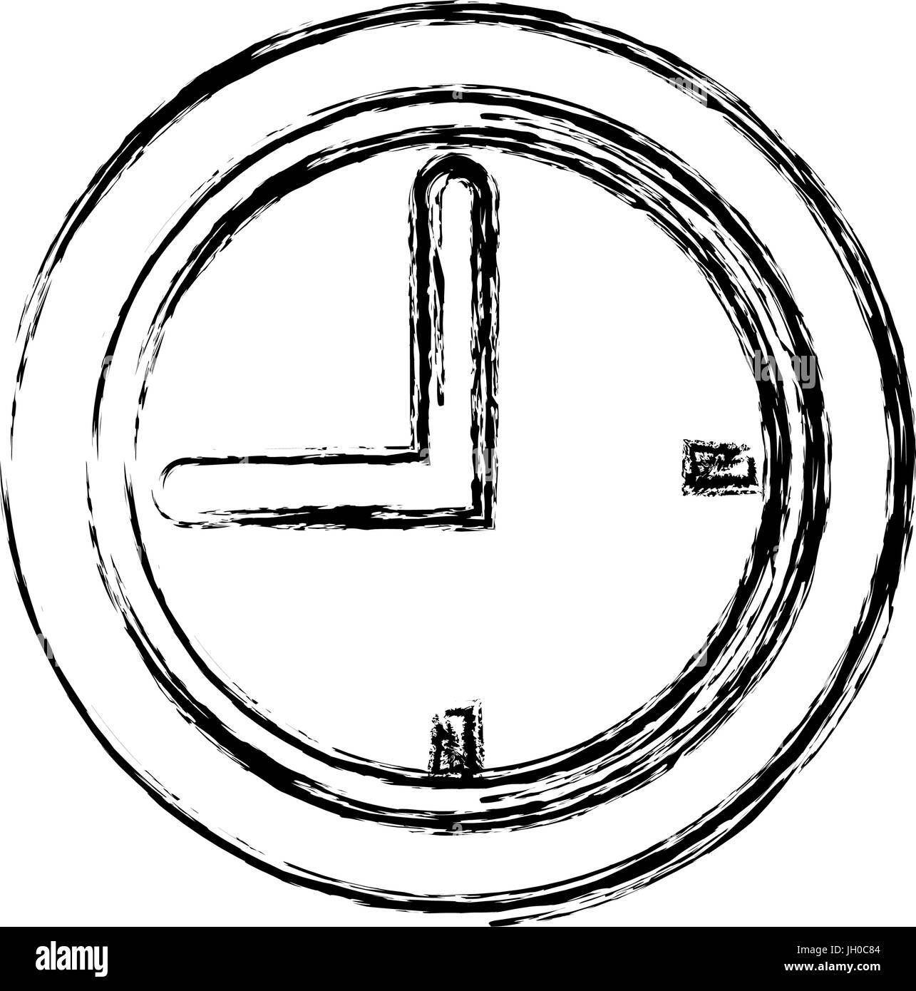 school clock time hour analog icon Stock Vector Image & Art - Alamy