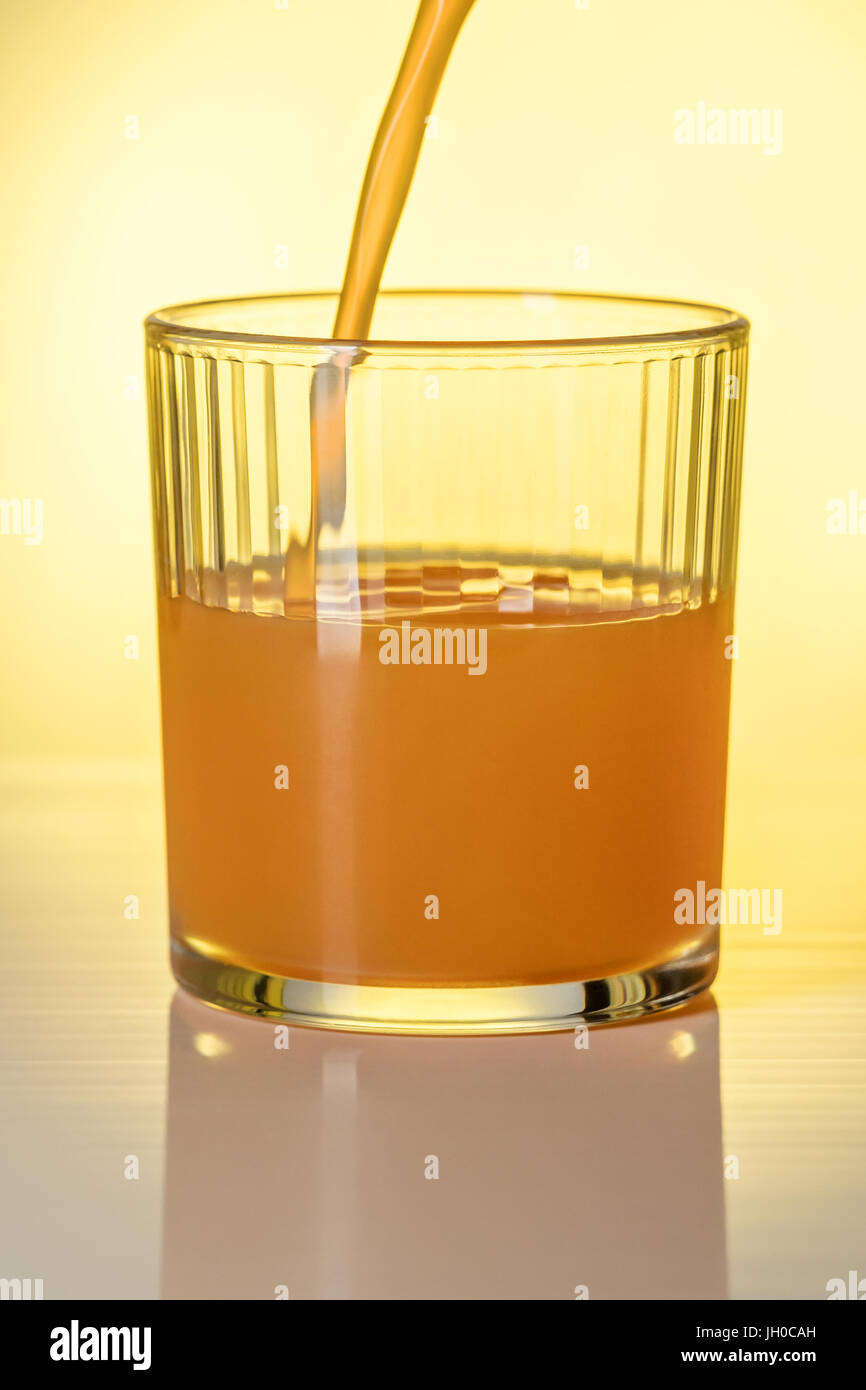 Juice in a glass Stock Photo - Alamy