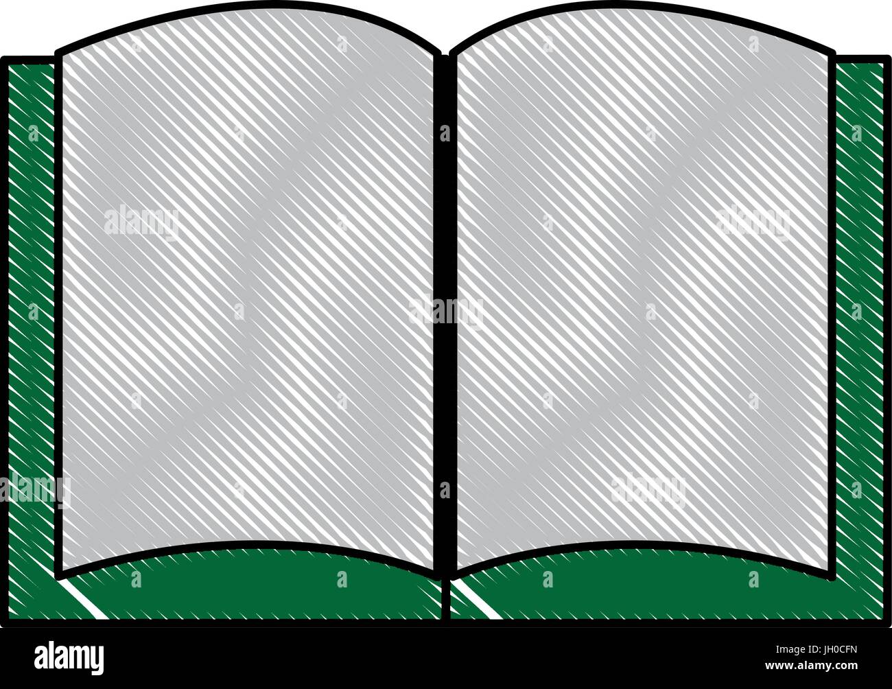 open book library school utensil Stock Vector Image & Art - Alamy