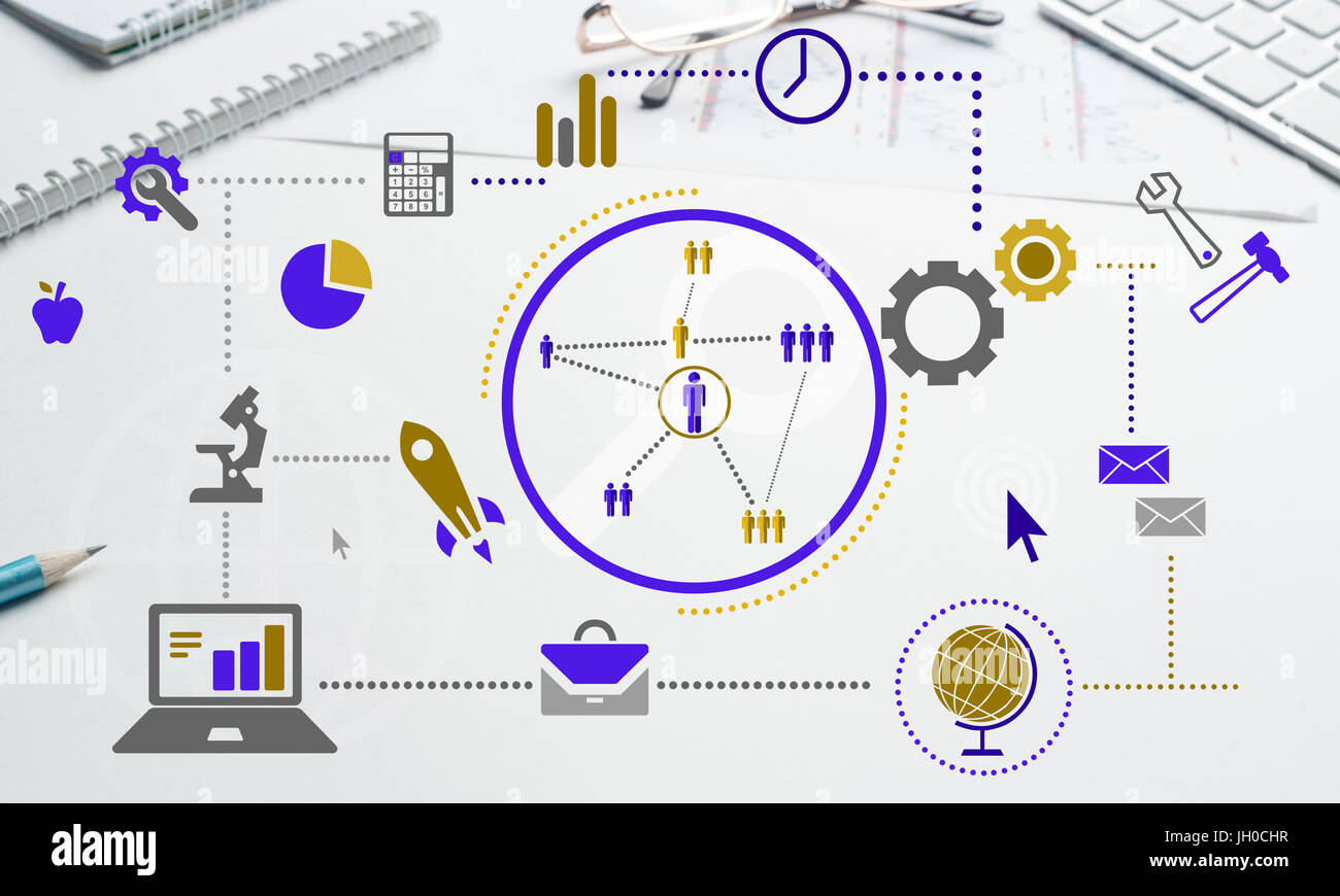 Wireless connection design Stock Photo - Alamy