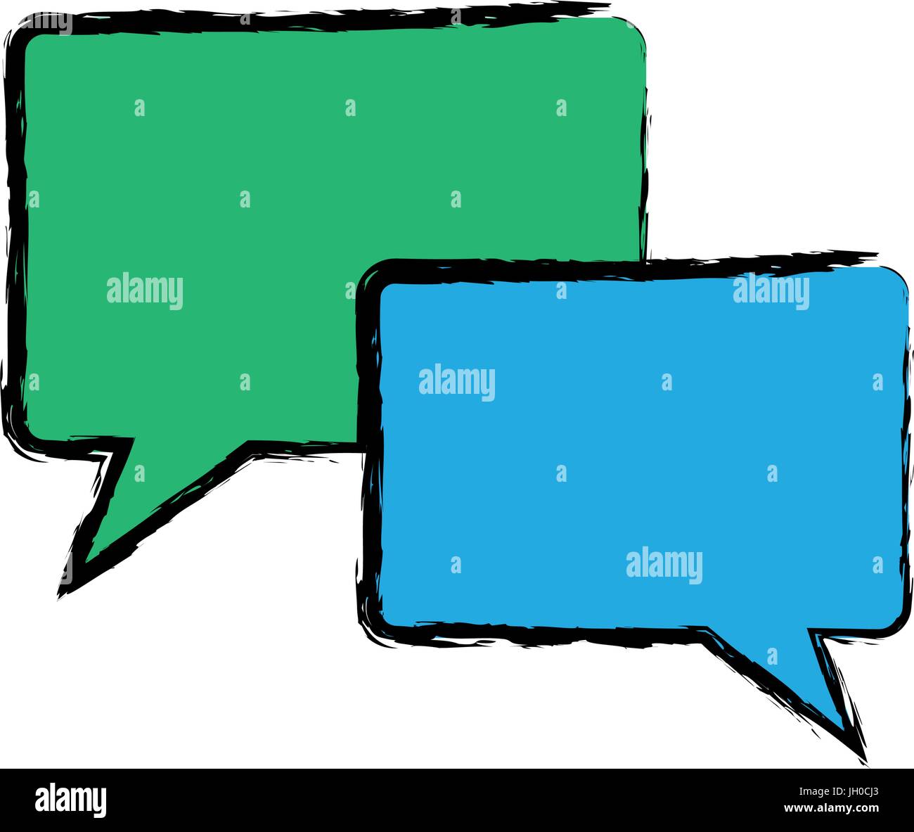 speech bubbles dialog chating message icon Stock Vector Image & Art - Alamy