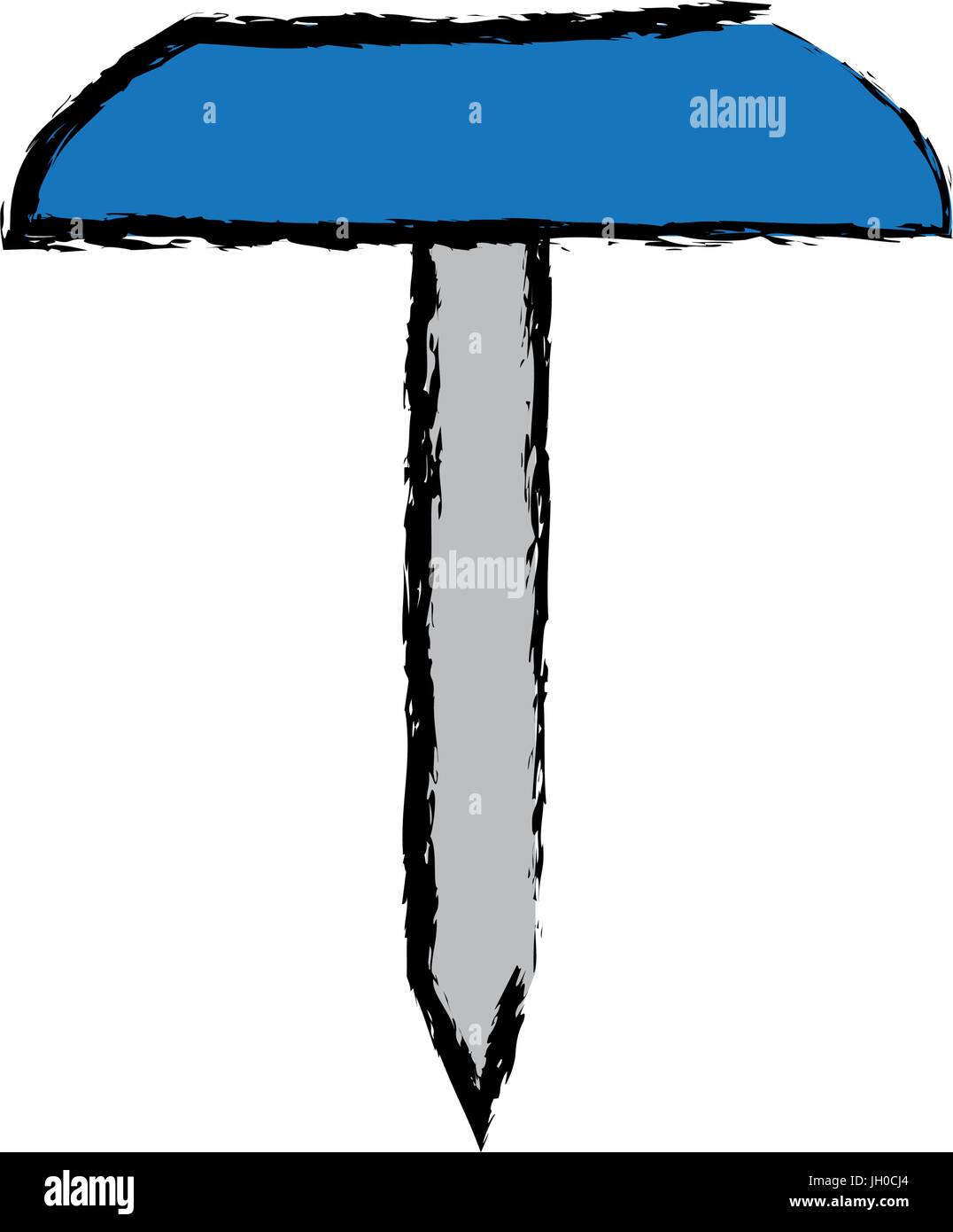 school push pin thumbtack side view Stock Vector Image & Art - Alamy