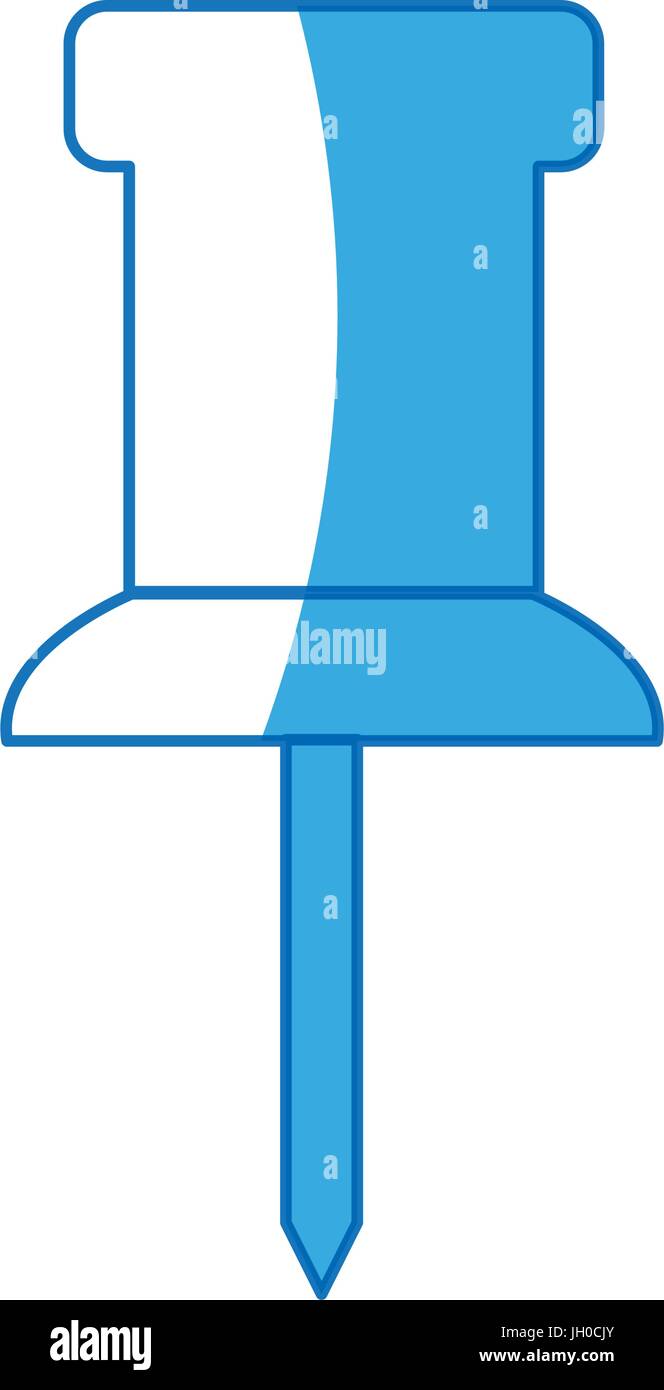 school push pin thumbtack side view Stock Vector Image & Art - Alamy