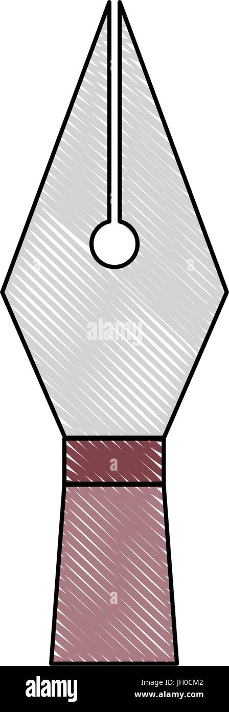 writing pen head ink classic icon Stock Vector Image & Art - Alamy