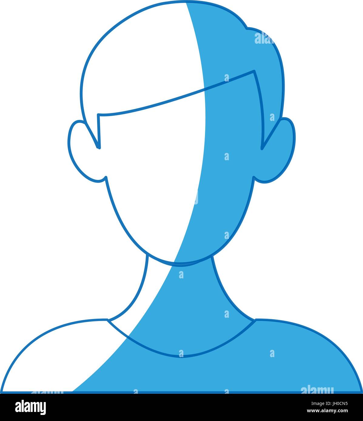 young man character front view portrait Stock Vector Image & Art - Alamy