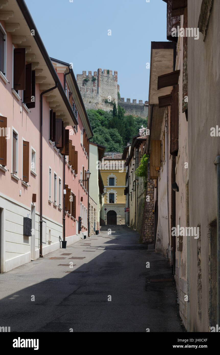 The comune of Soave of the Veneto region in the Province of Verona ...