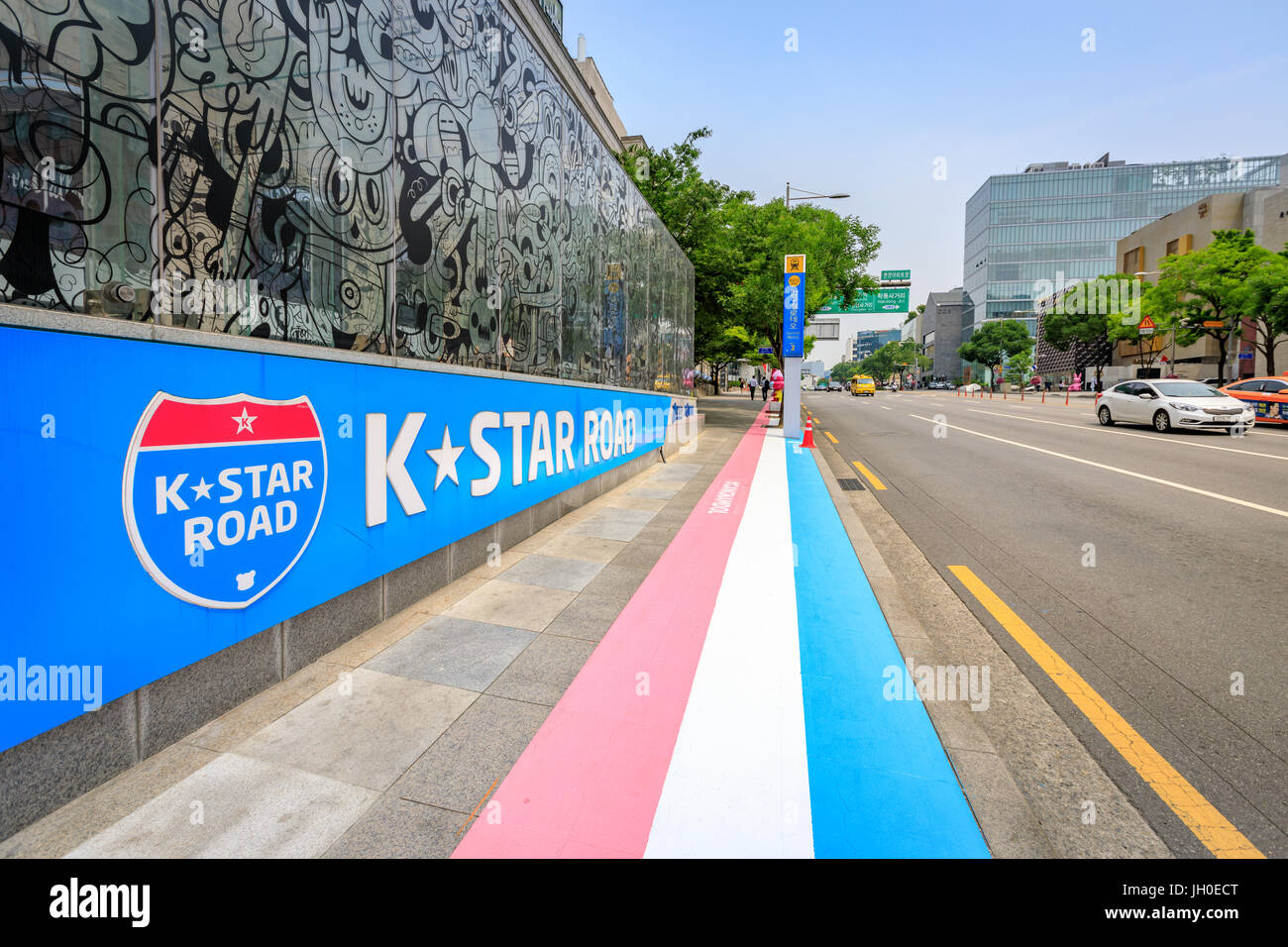 Gangnam seoul k star road hi-res stock photography and images - Alamy