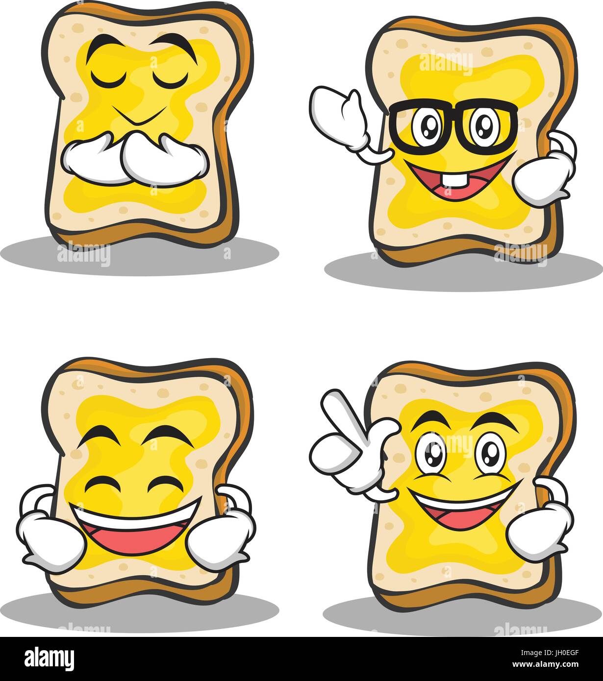 Cartoon Bread High Resolution Stock Photography and Images - Alamy