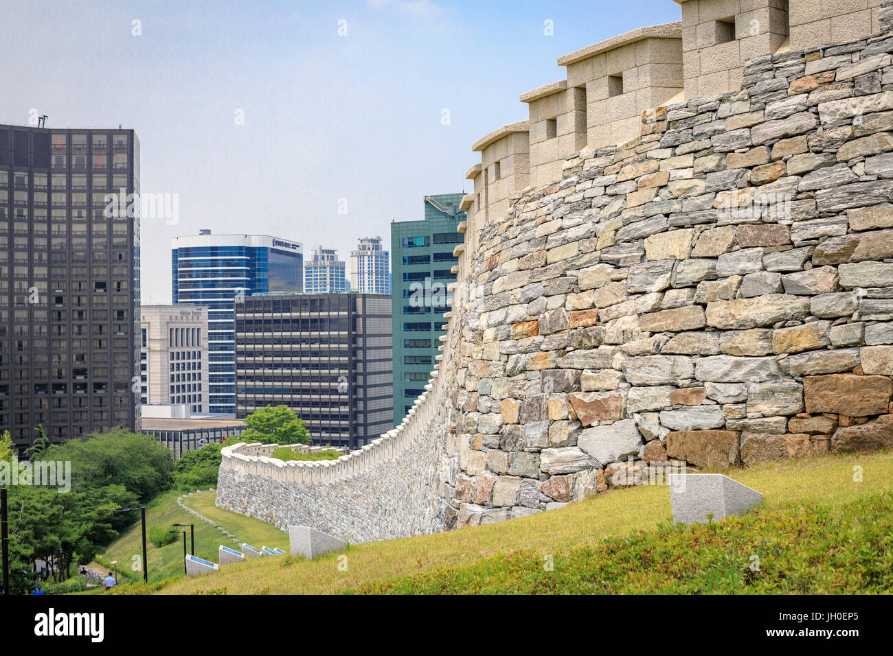 Jun 20 2017 Hanyangdoseong, a fortress wall in Namsan park, Seoul city ...