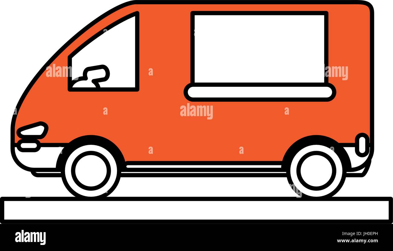 van vector illustration Stock Vector Image & Art - Alamy