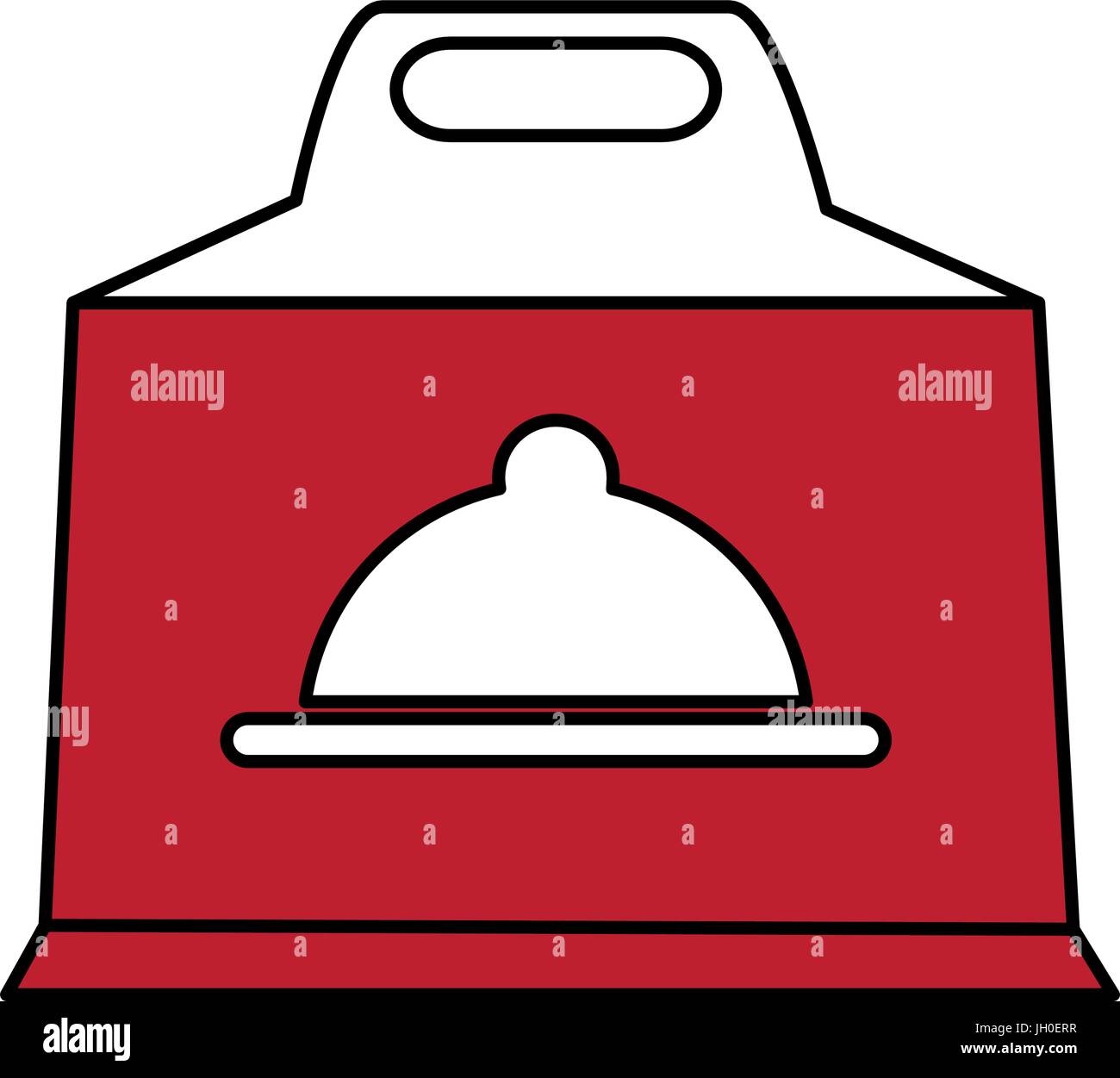 food delivery vector illustration Stock Vector Image & Art - Alamy