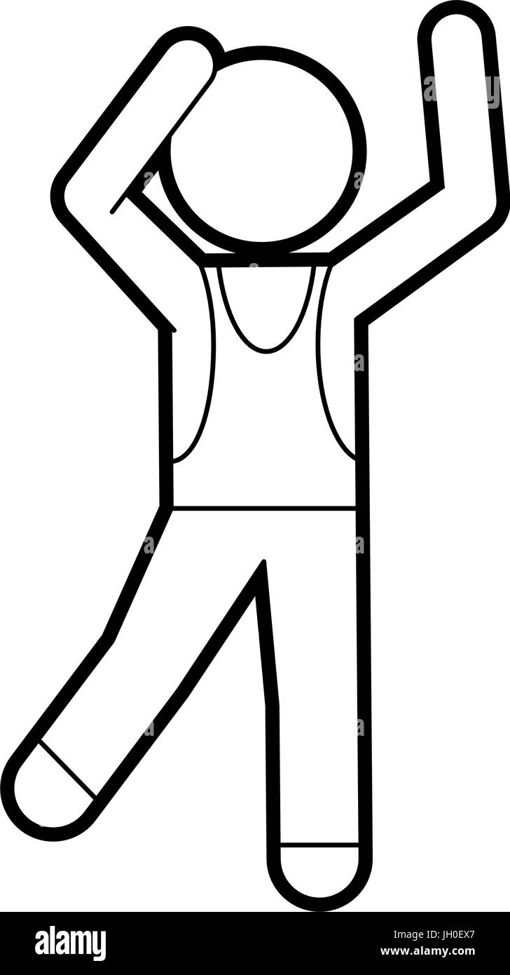 sportsman vector illustration Stock Vector Image & Art - Alamy