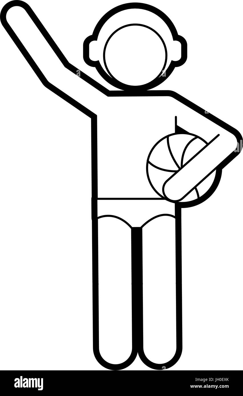 sportsman vector illustration Stock Vector Image & Art - Alamy