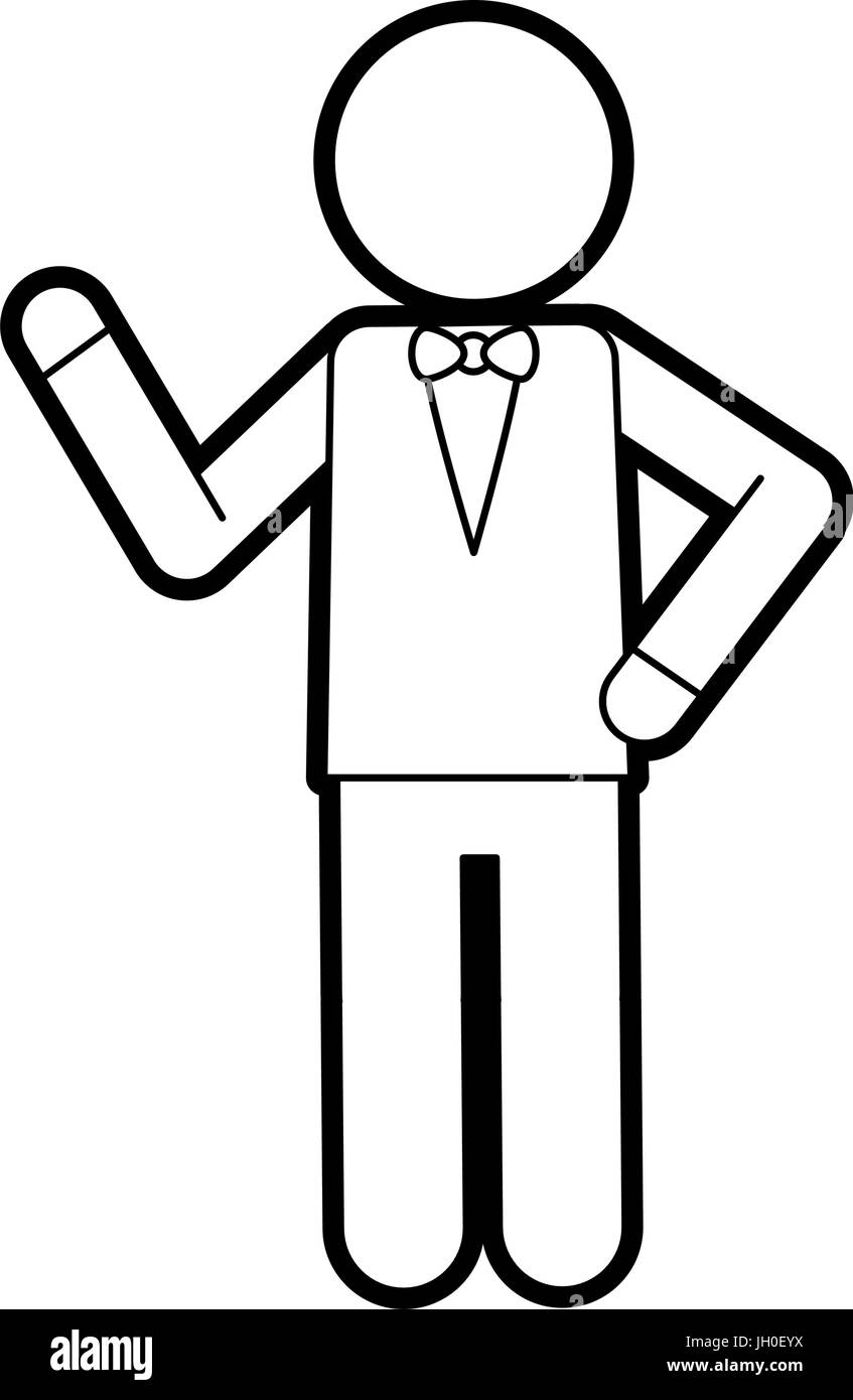 elegant man vector illustration Stock Vector Image & Art - Alamy