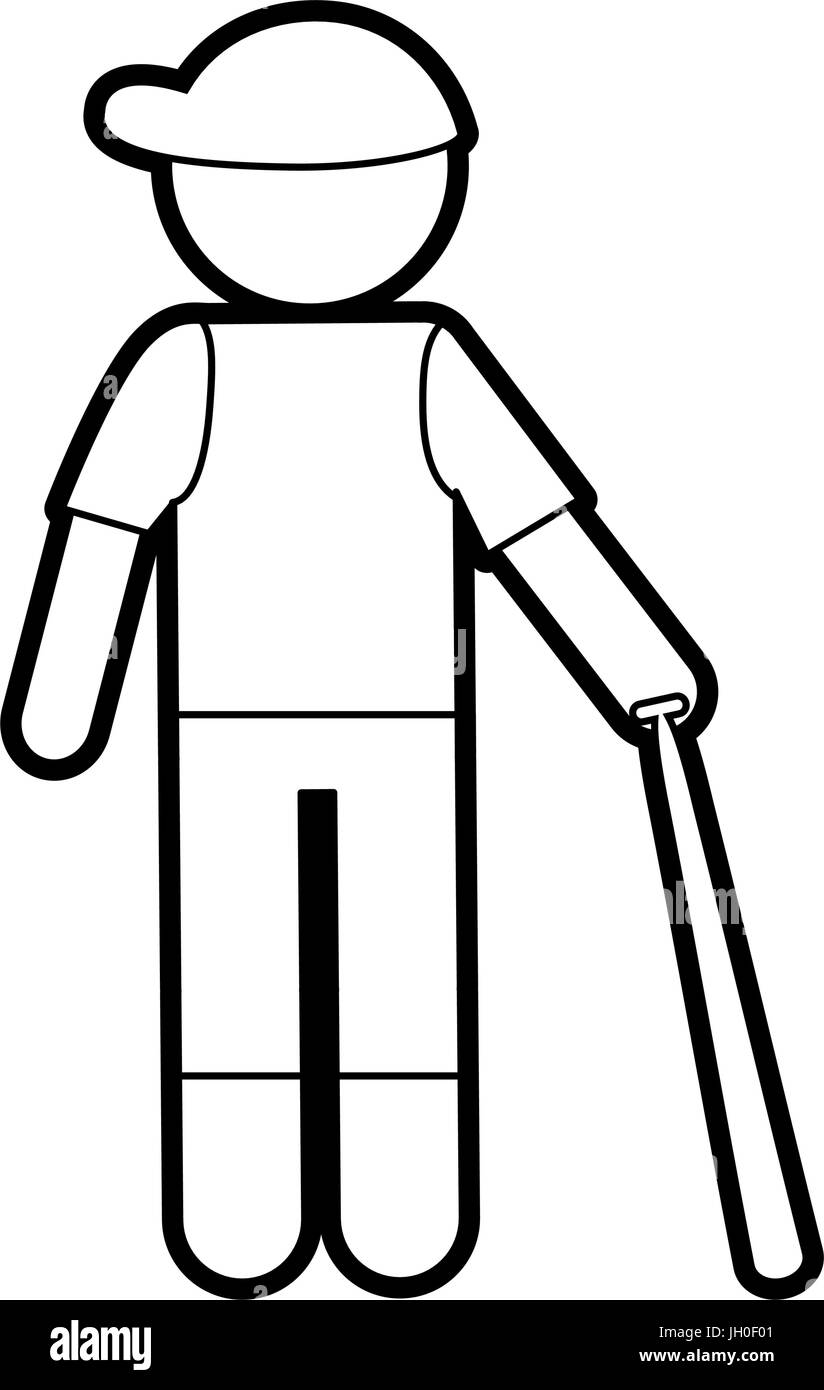 sportsman vector illustration Stock Vector Image & Art - Alamy