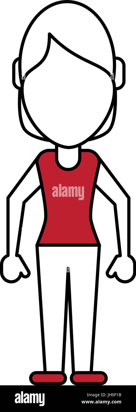 Standing woman design Stock Vector Image & Art - Alamy
