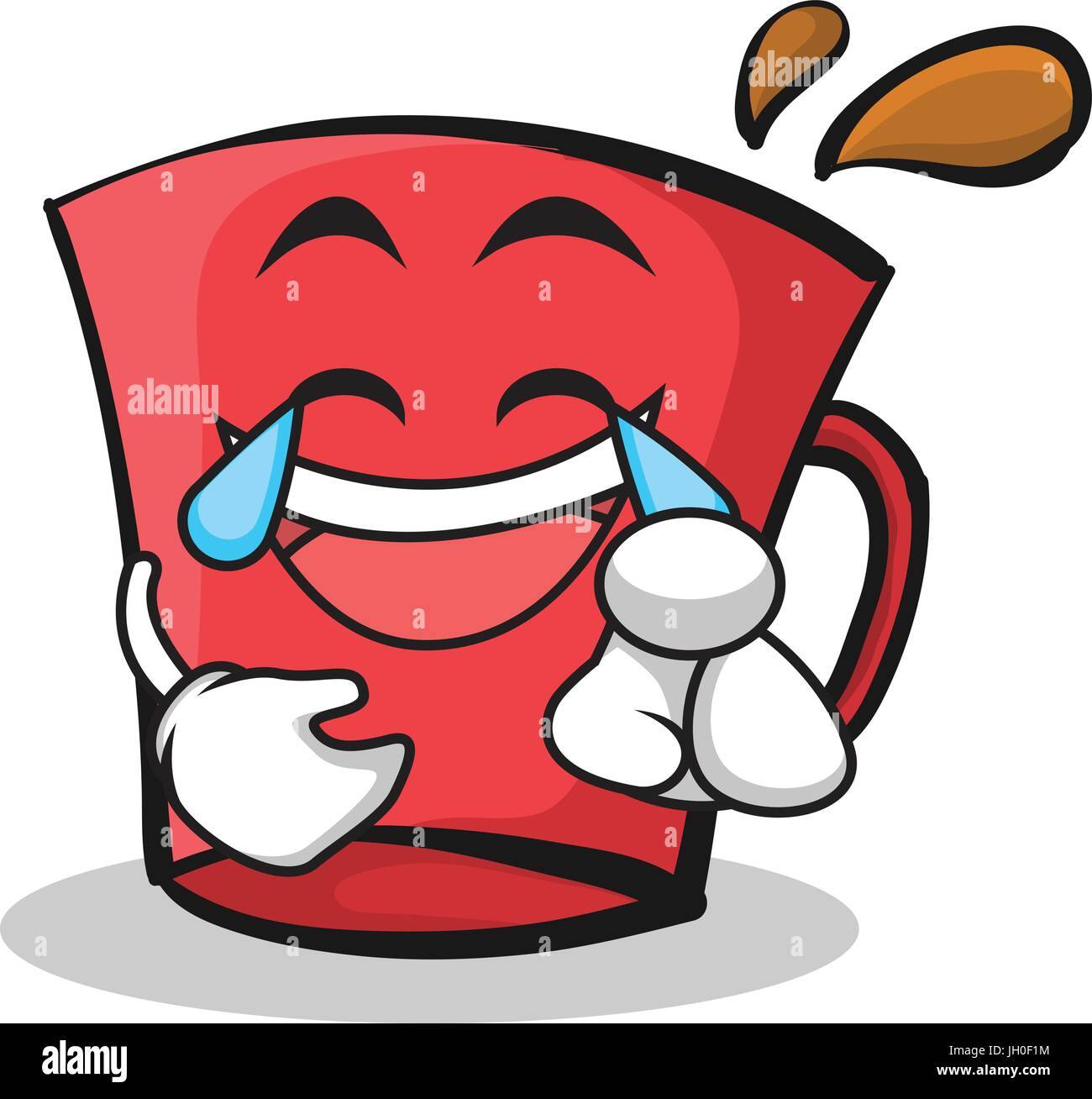 Joy face red glass character cartoon Stock Vector Image & Art - Alamy