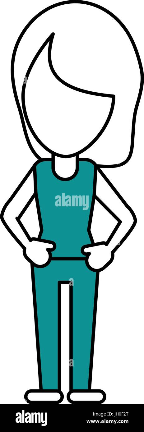 Standing woman design Stock Vector Image & Art - Alamy