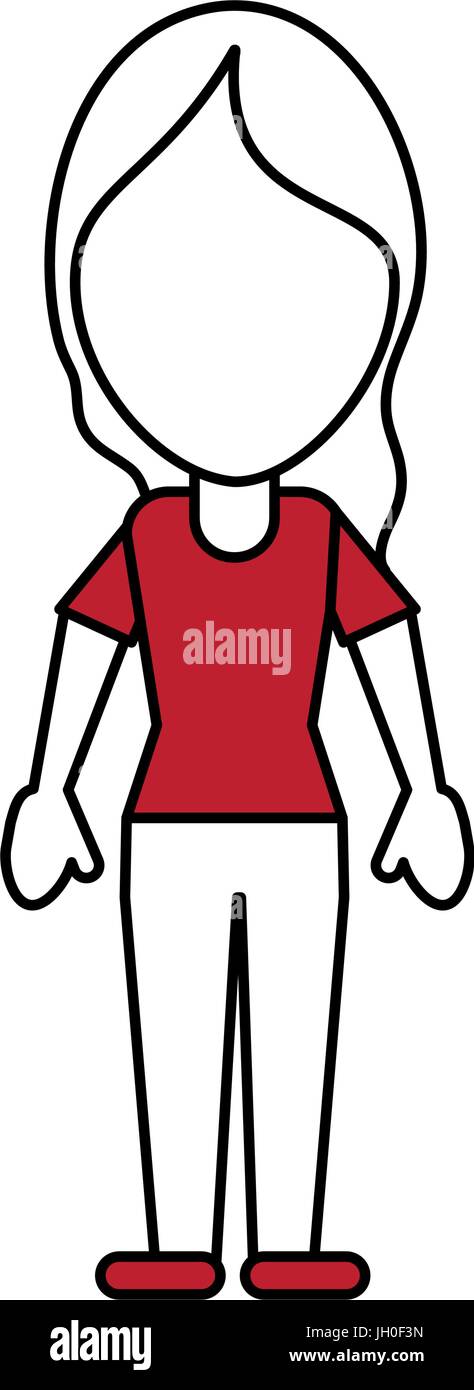 Standing woman design Stock Vector Image & Art - Alamy