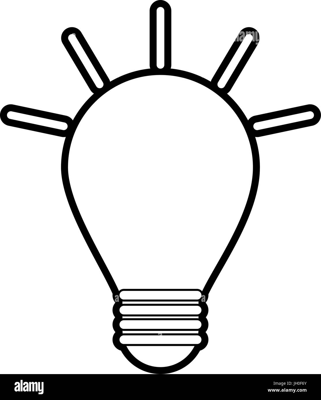 light bulb vector illustration Stock Vector Image & Art - Alamy