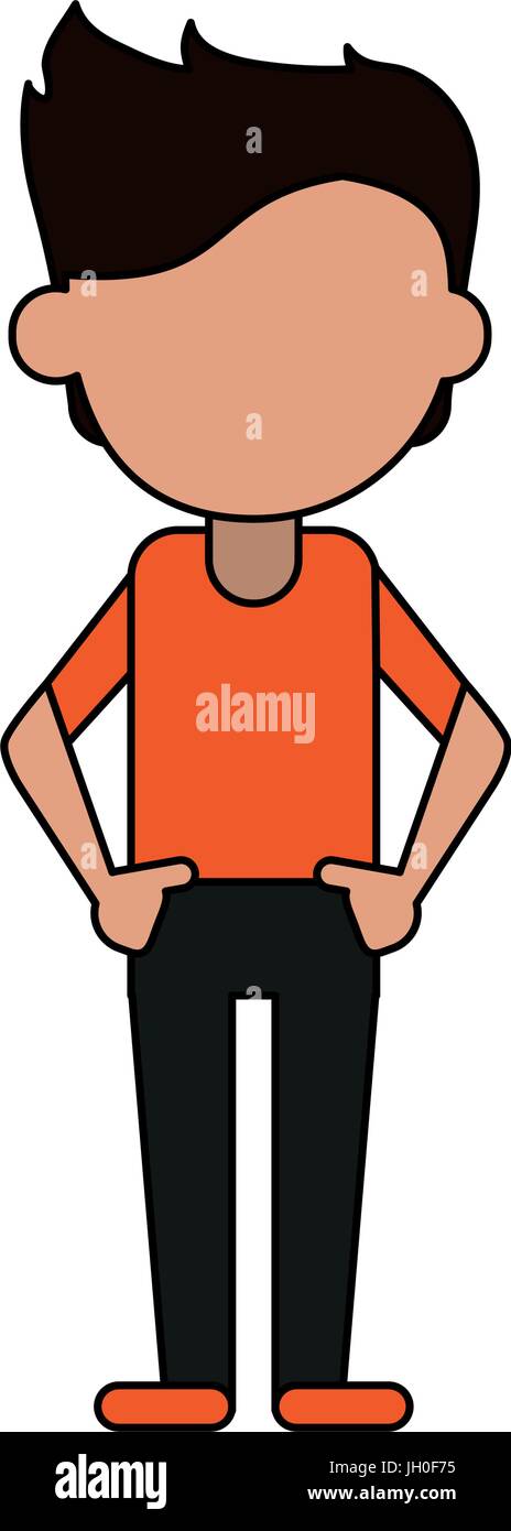 standing man vector illustration Stock Vector Image & Art - Alamy