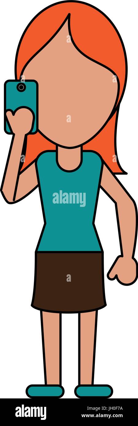 standing woman vector illustration Stock Vector Image & Art - Alamy