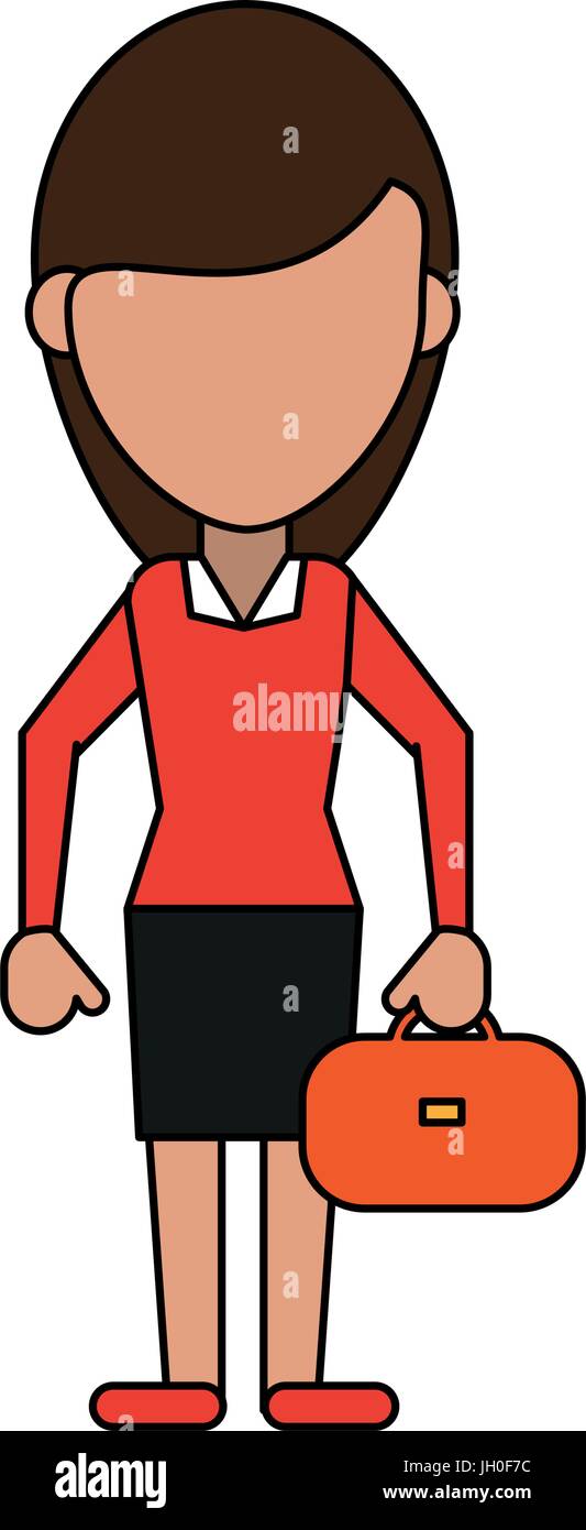 standing woman vector illustration Stock Vector Image & Art - Alamy