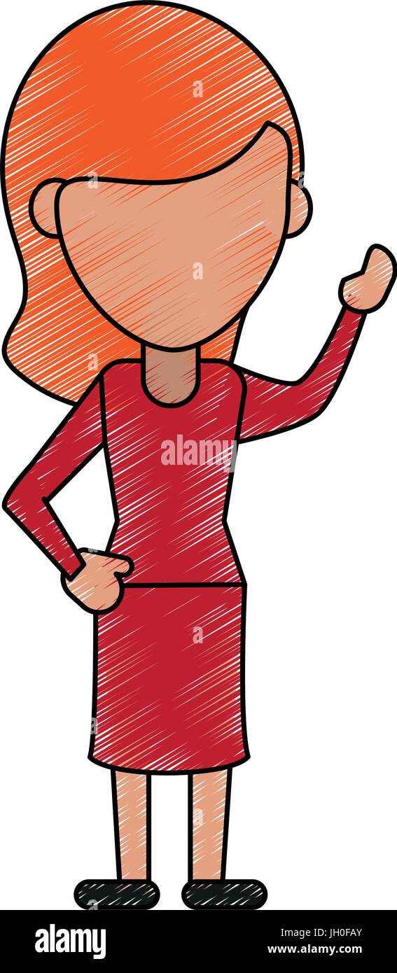 standing woman vector illustration Stock Vector Image & Art - Alamy