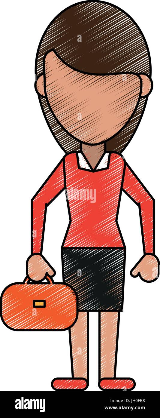 standing woman vector illustration Stock Vector Image & Art - Alamy